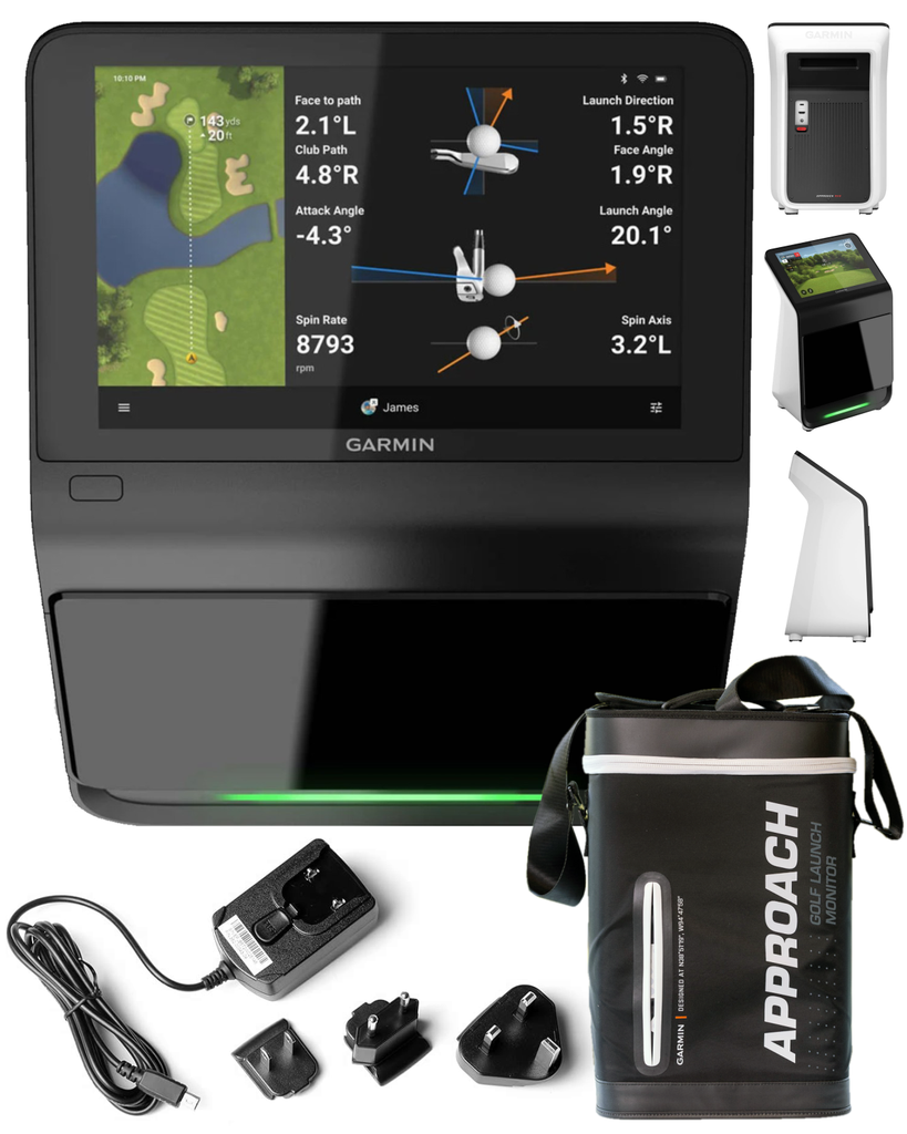Garmin Approach R50 Premium Golf Launch Monitor and Simulator with Wea ...