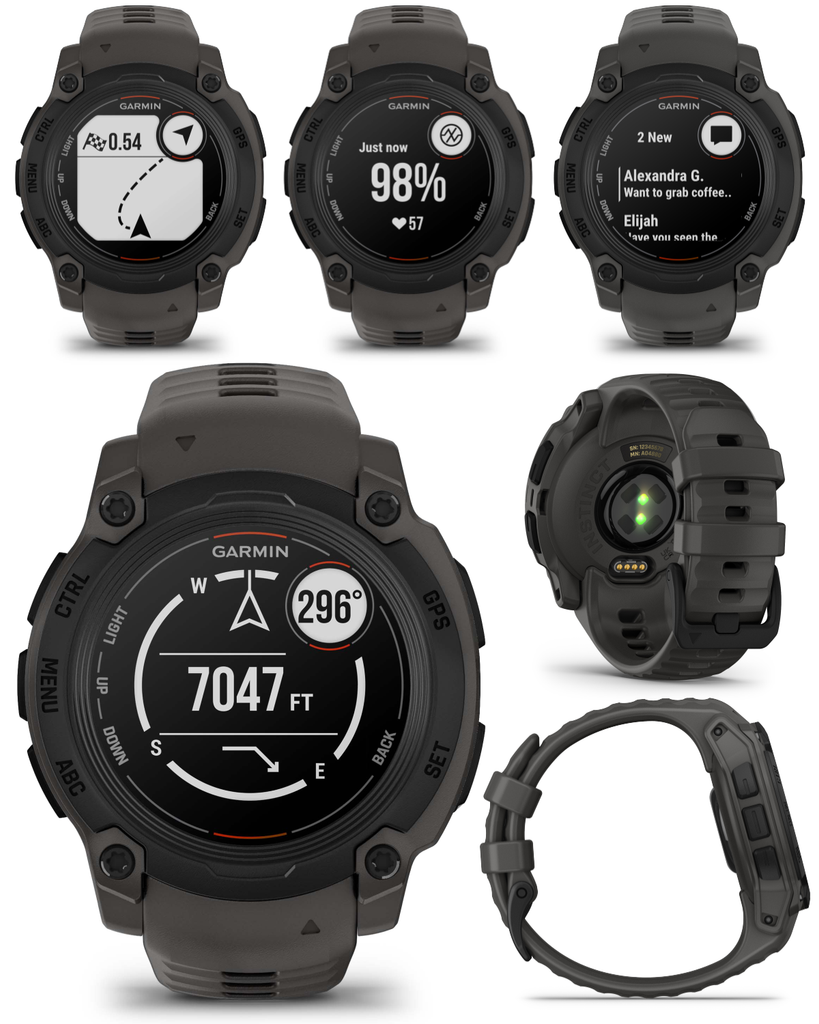 Garmin Instinct E Smartwatch, MIP Display, GPS, Cardio, SpO2, +70 Spor ...