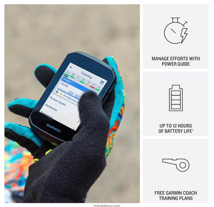 Garmin Edge 850 Compact GPS Cycling Computer, Vivid Color Touchscreen ...