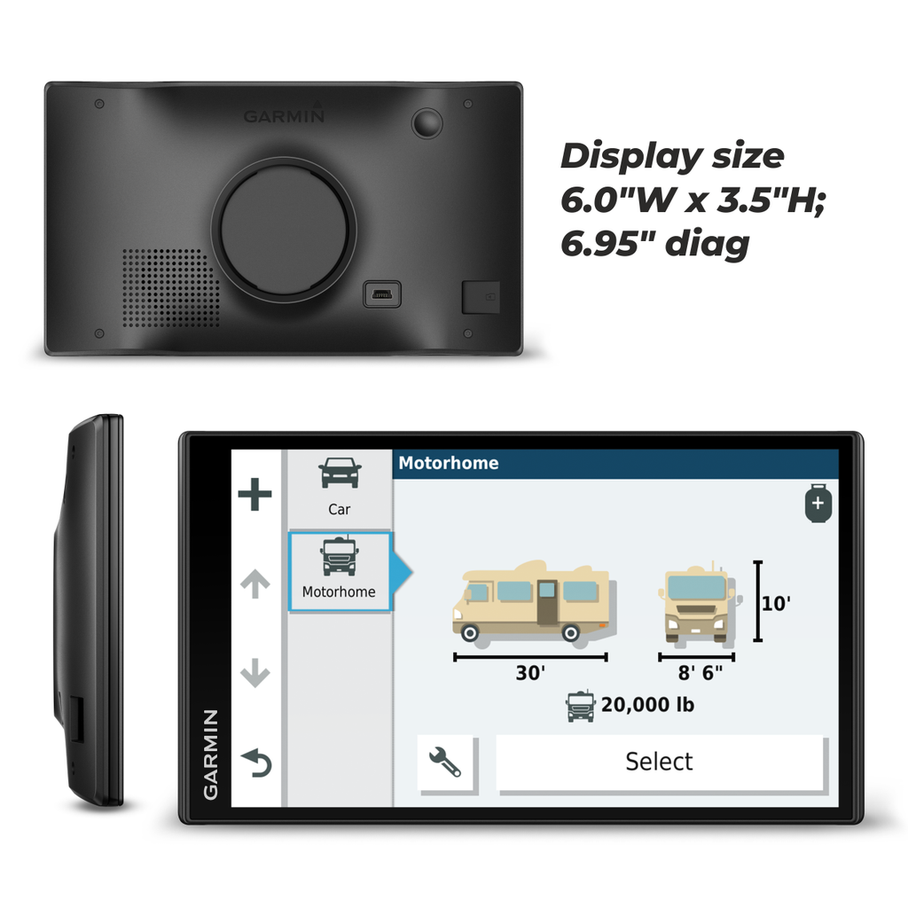 Garmin RV 780 GPS Navigator with Traffic with Wearable4U PowerPack Bun ...