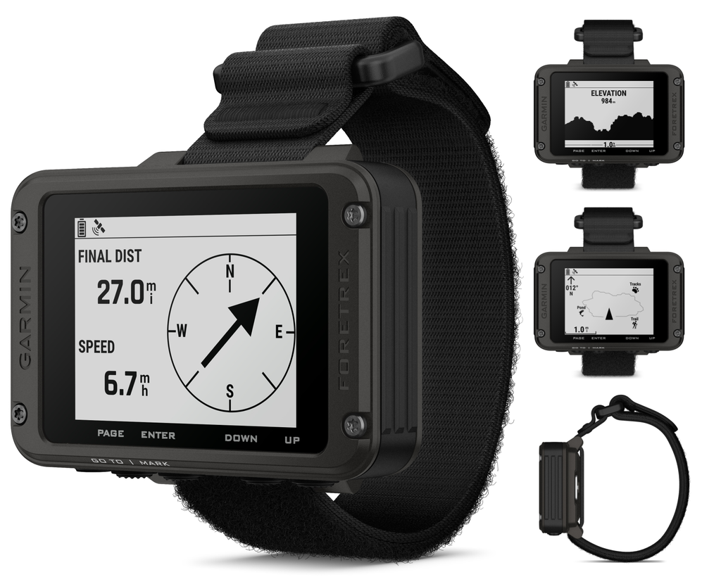 Garmin Foretrex 801 Wrist-mounted GPS Navigator, Tactical Features wit ...