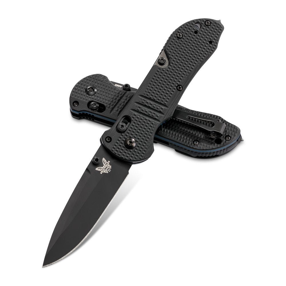 Benchmade 917BK-1901 Thin Blue Line Tactical Triage BK1 / Plain Edge K ...