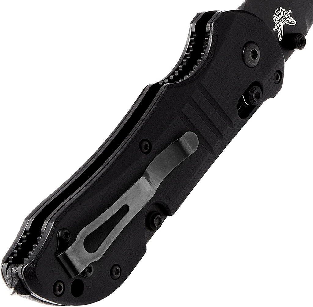 Benchmade 917BK Tactical Triage Manual Open Folding Knife – Sports and ...
