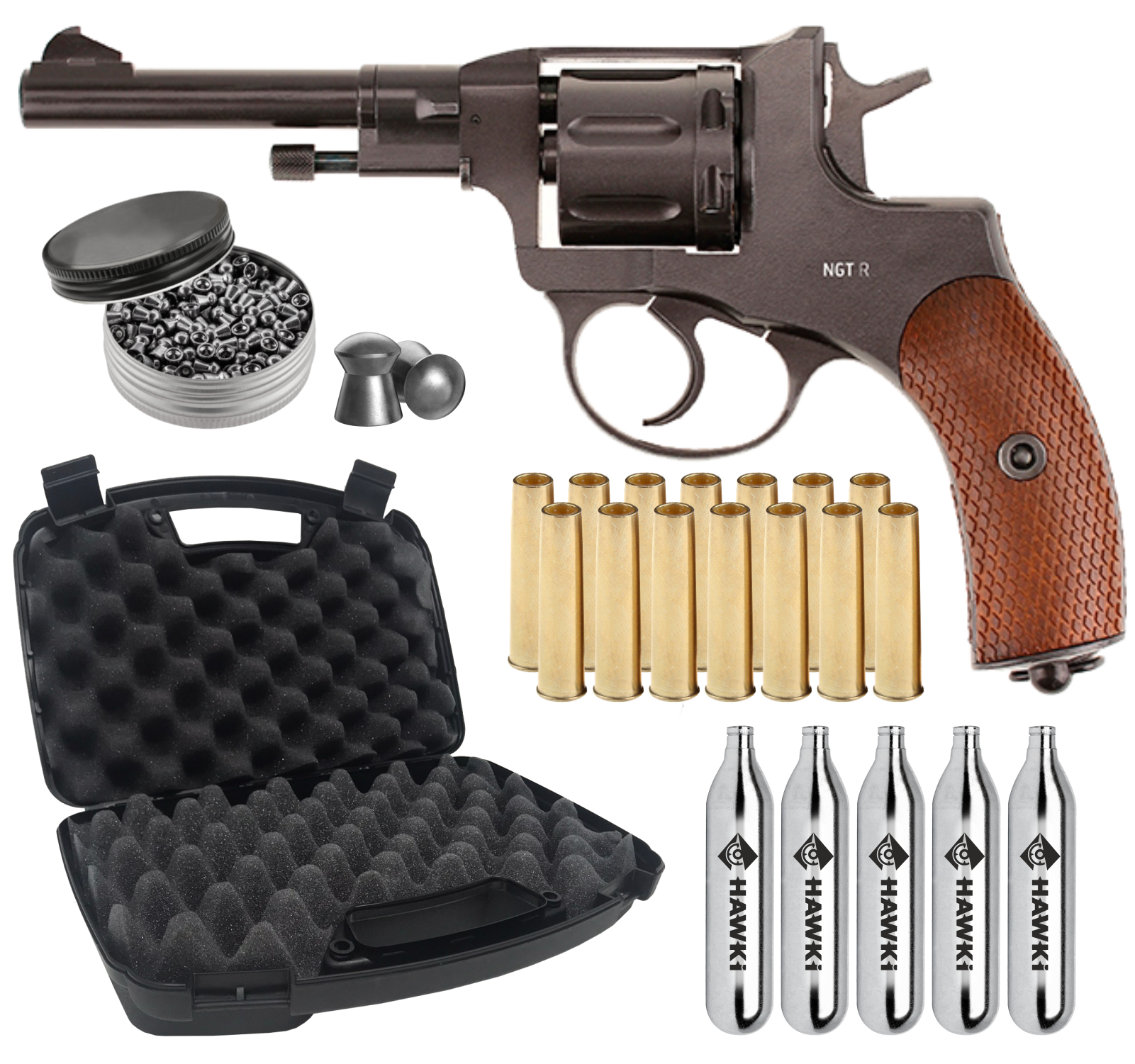 Gletcher NGT RF CO2 Pellet Air Pistol with Safety Lever with Included ...