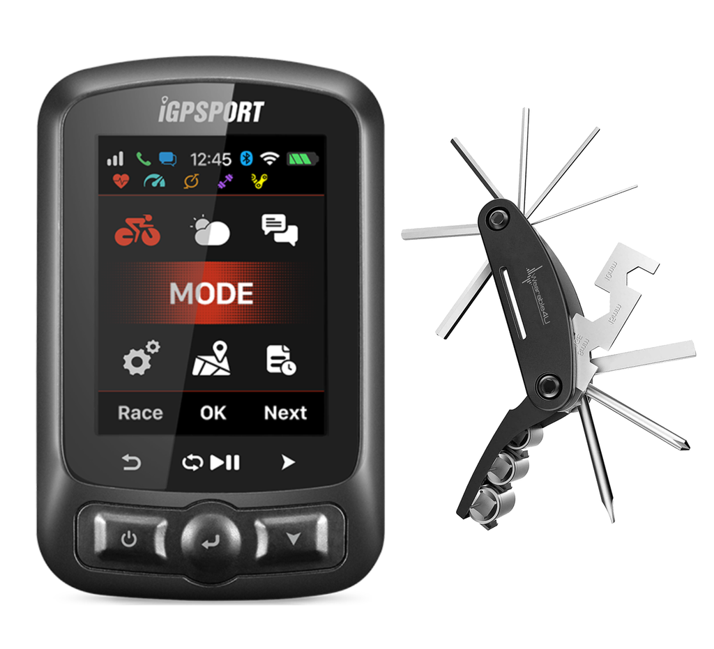 iGPSPORT iGS620 GPS Cycling Computer with Wearable4U Bundle – Sports ...