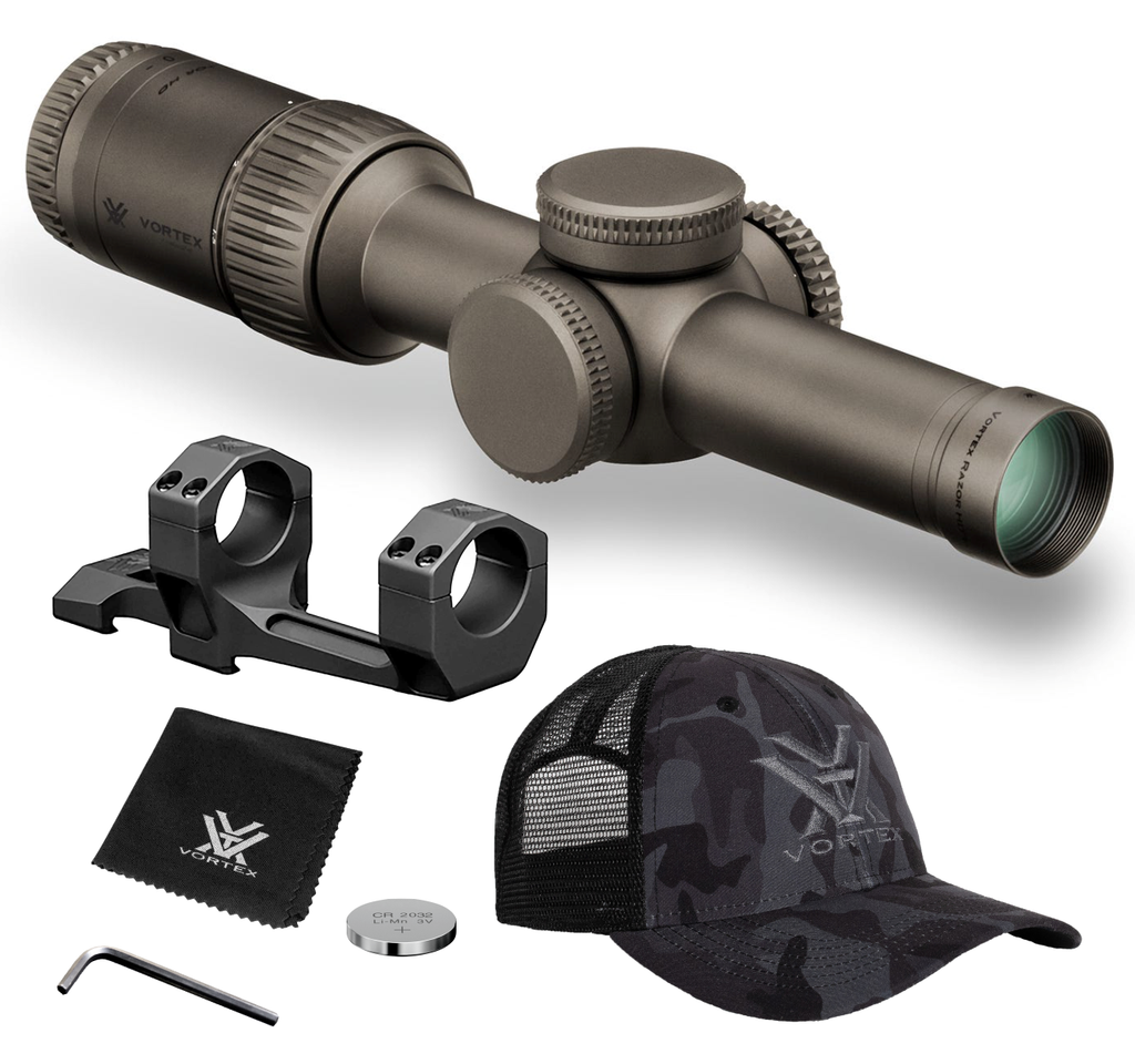 Vortex Optics Razor HD Gen II-E 1-6x24 Riflescope JM-1 BDC Reticle, 30 ...