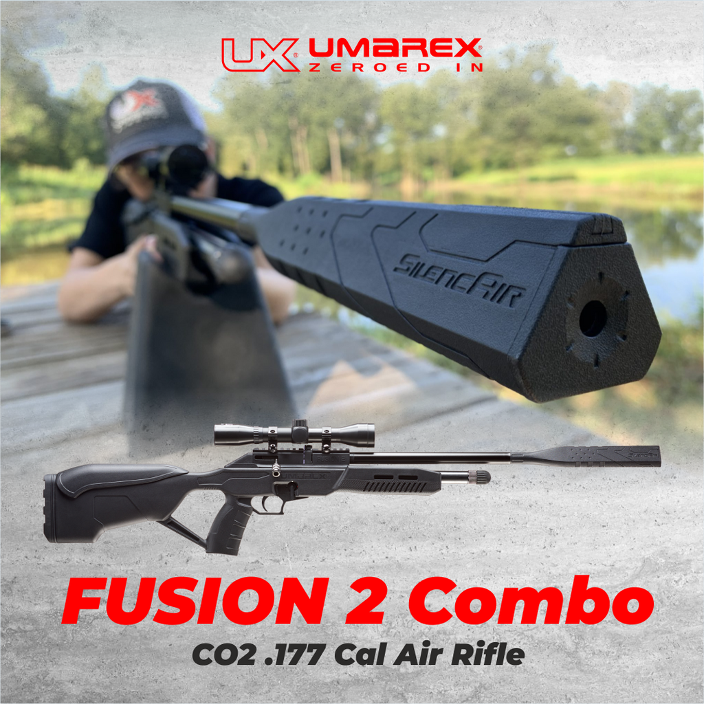 Umarex Fusion 2 Quiet CO2 .177 Cal Bolt Action Air Rifle (2251365 ...