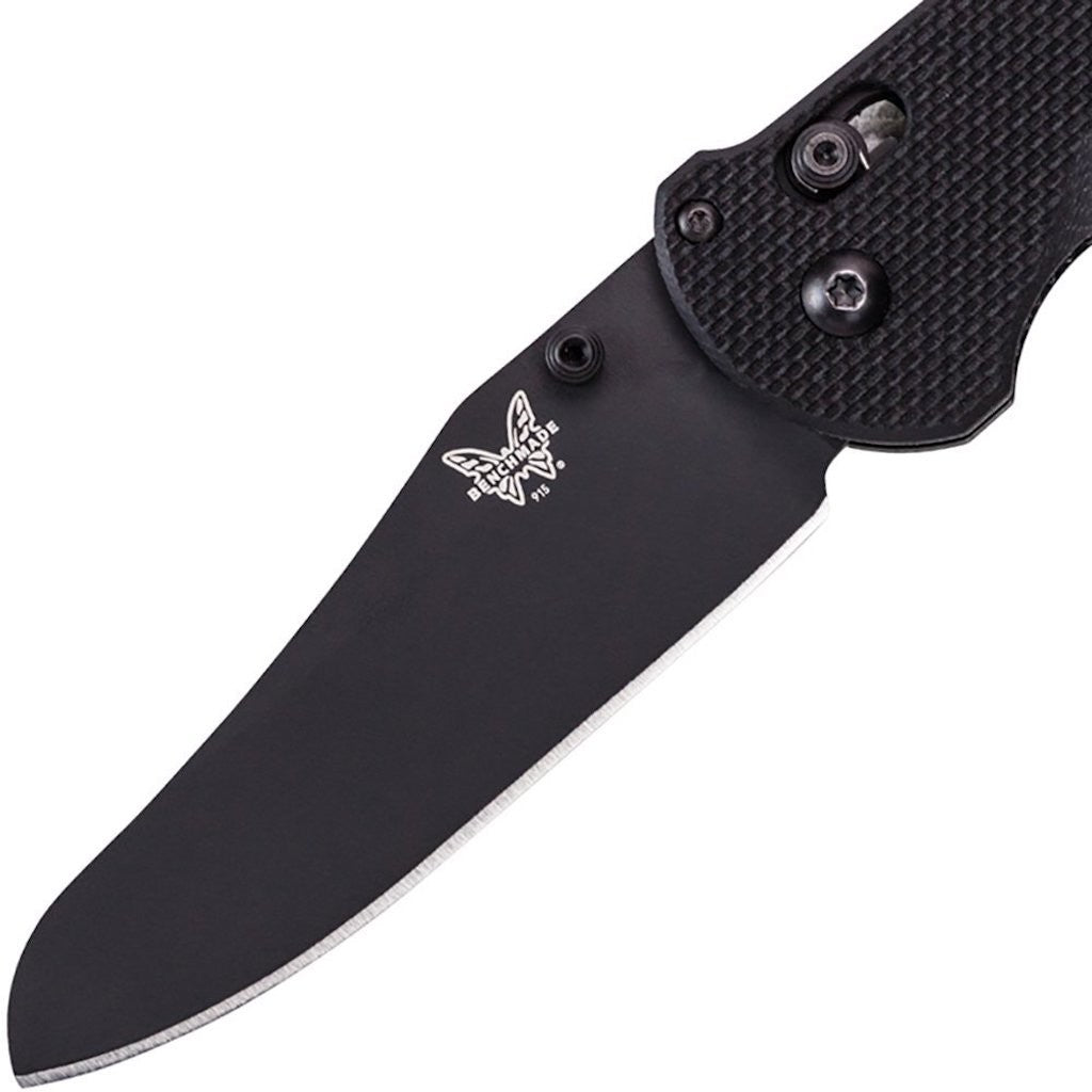 Benchmade - Triage 915BK Knife, Sheepsfoot, Black Handle – Sports and ...